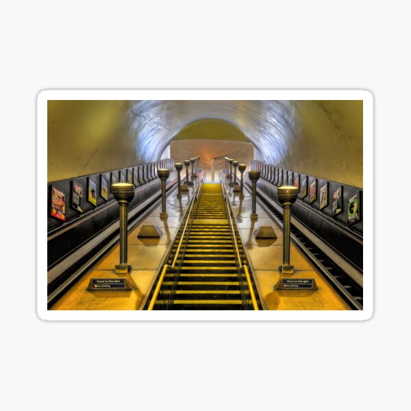 "Southgate Escalators" Sticker by richard49 | Redbubble