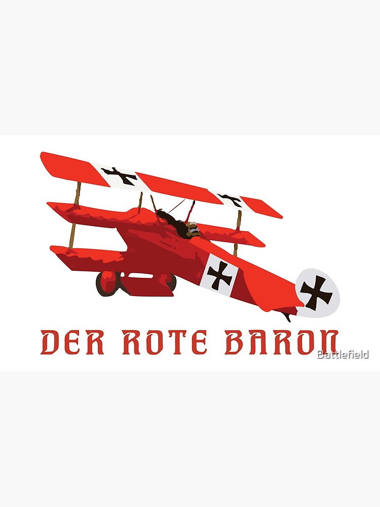 "Red Baron Manfred von Richthofen Fokker WW1 Triplane Der Rote Baron ...