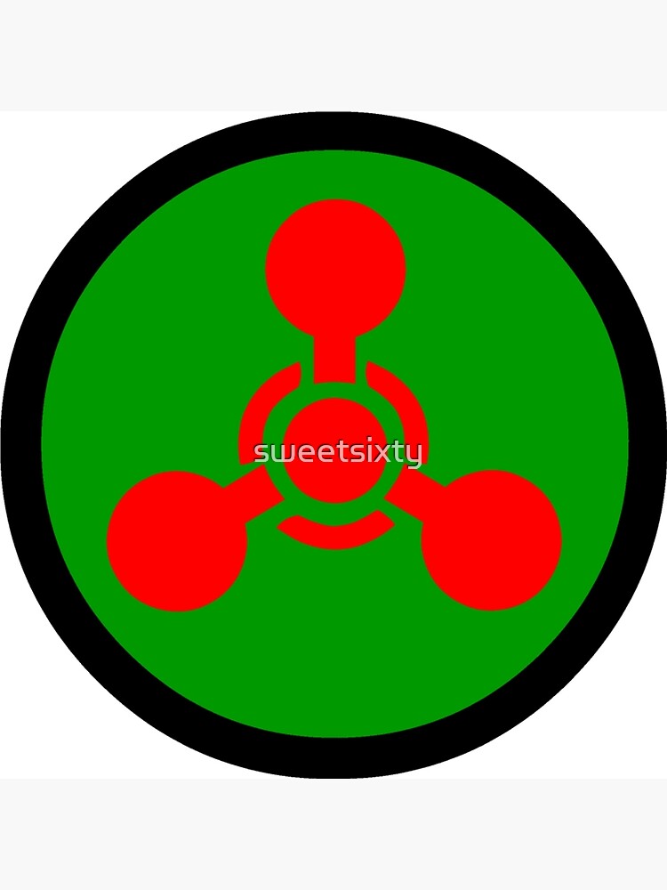 "Sarin Gas Symbol" Photographic Print by sweetsixty | Redbubble