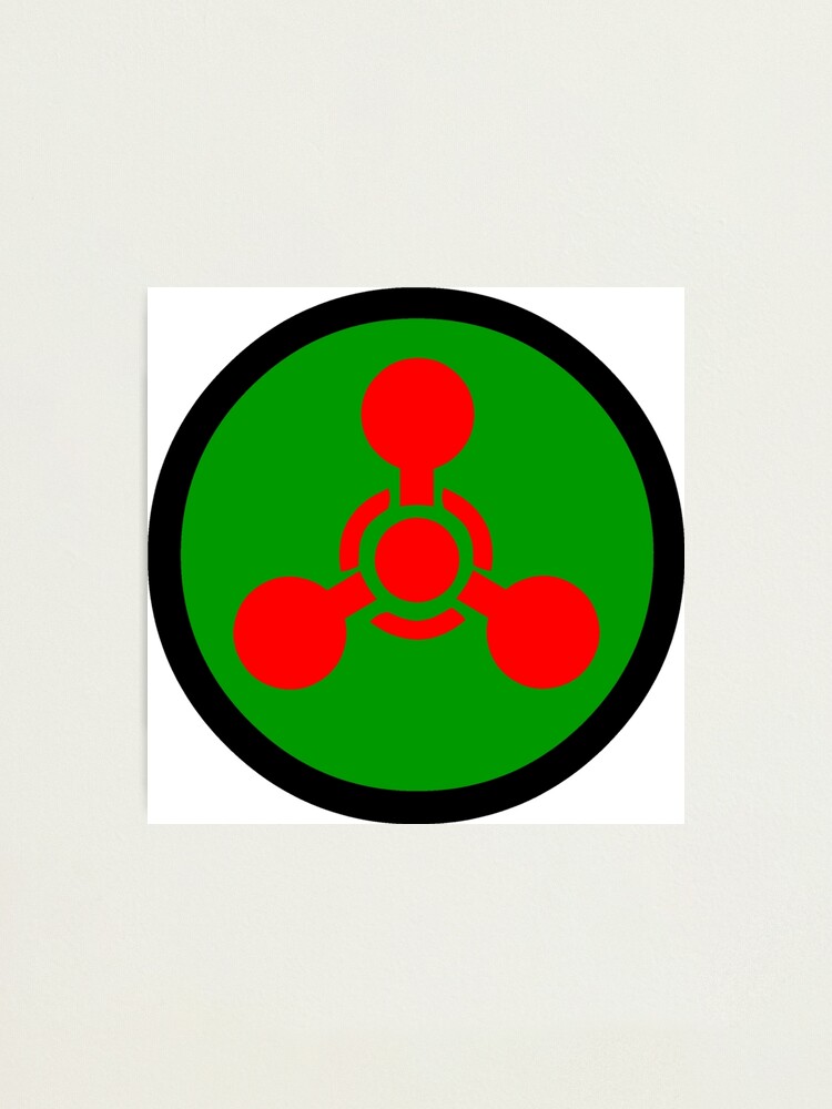 "Sarin Gas Symbol" Photographic Print by sweetsixty | Redbubble