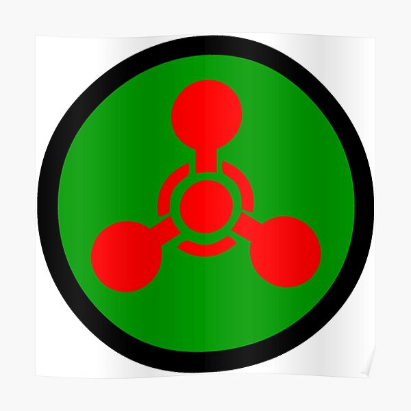 "Sarin Gas Symbol" Poster for Sale by sweetsixty | Redbubble