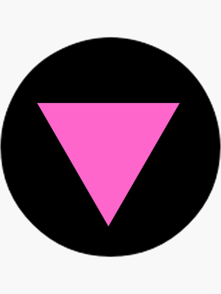 "Pink Triangle" Sticker for Sale by mav4 | Redbubble