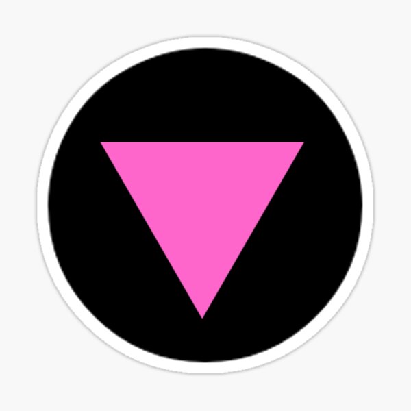 "Pink Triangle" Sticker for Sale by mav4 | Redbubble