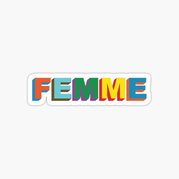 "femme" Sticker by krepes | Redbubble