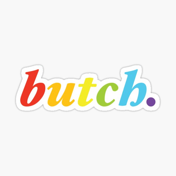 "butch pride" Sticker for Sale by krepes | Redbubble