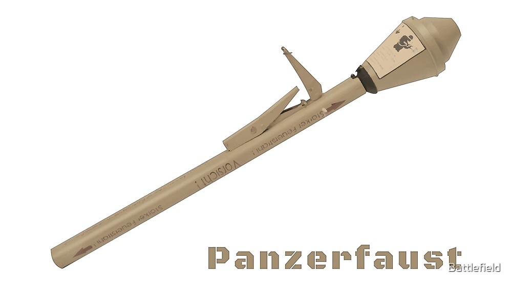 "German WWII Panzerfaust 60M Anti Tank Rocket Launcher" by Battlefield ...
