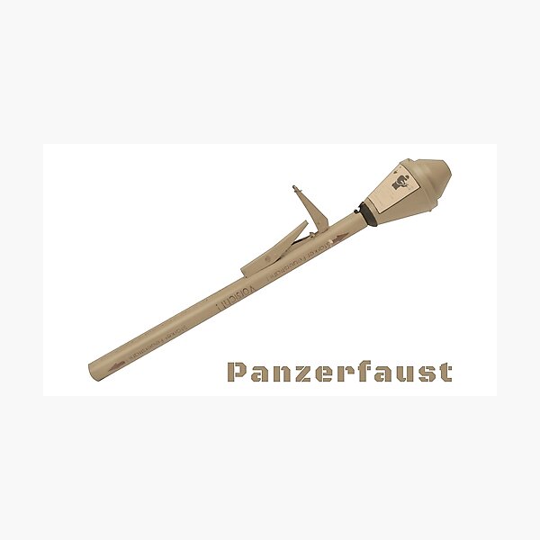 "German WWII Panzerfaust 60M Anti Tank Rocket Launcher" Photographic ...