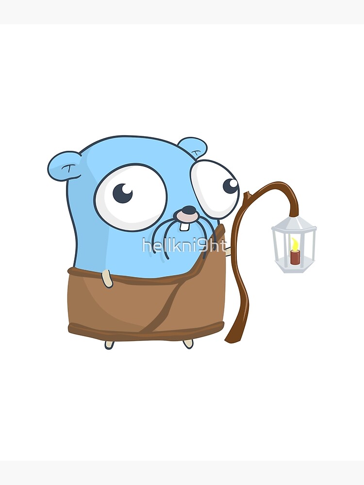 "The Go Gopher: Sage" Poster by hellkni9ht | Redbubble