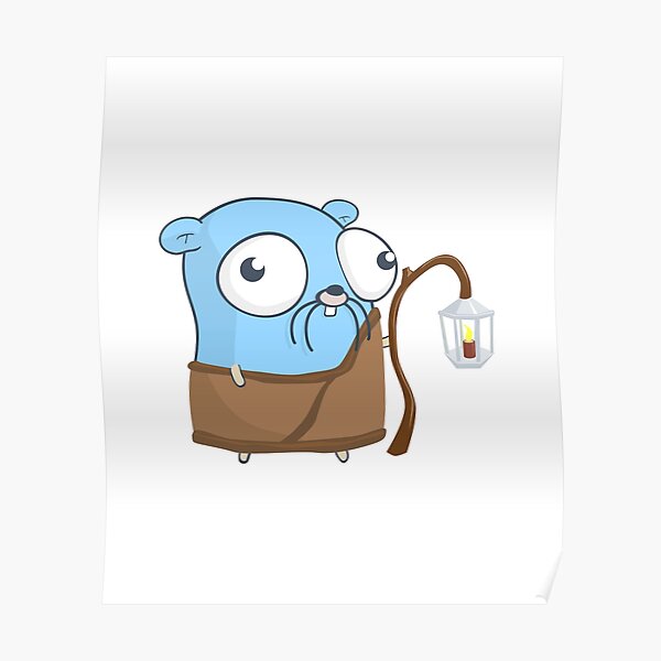 "The Go Gopher: Sage" Poster by hellkni9ht | Redbubble