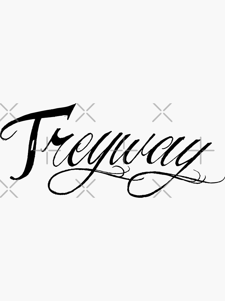 "Treyway" Sticker for Sale by SamuelMolina | Redbubble