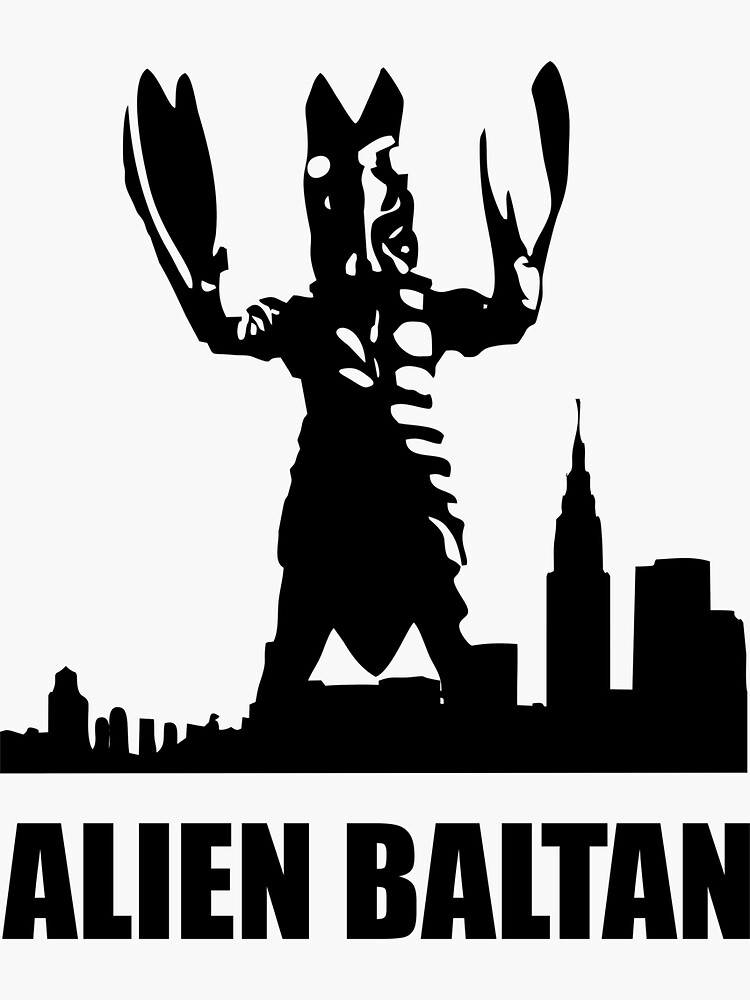 "Alien Baltan" Sticker for Sale by Ovnil | Redbubble