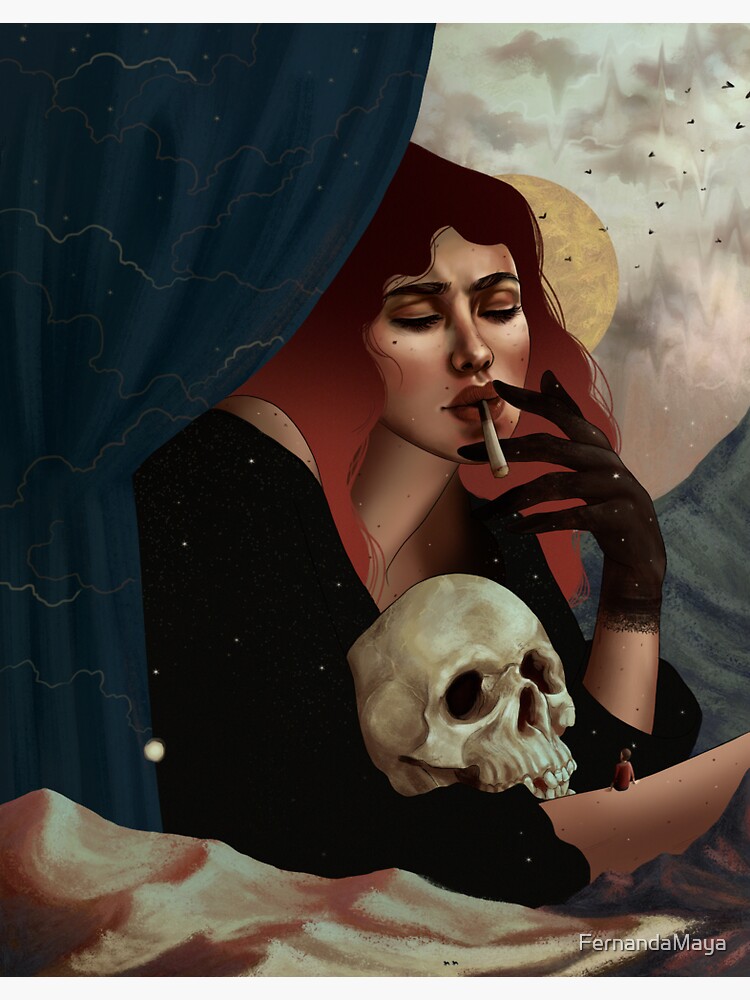 "Lilith" Sticker for Sale by FernandaMaya | Redbubble