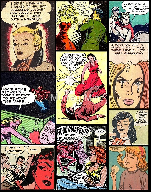 "Ladies of Comic books" by Murray-Mint | Redbubble