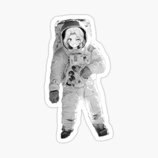 "Kay Moon Landing" Sticker by mangaBear | Redbubble