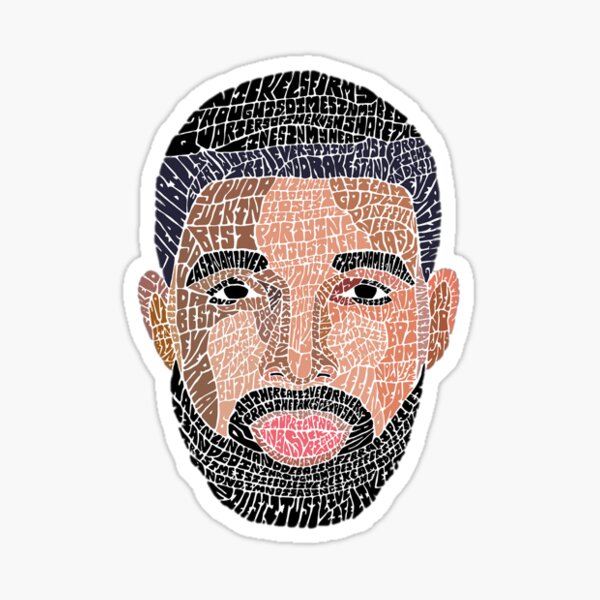 "Drake" Sticker by drewsandler | Redbubble