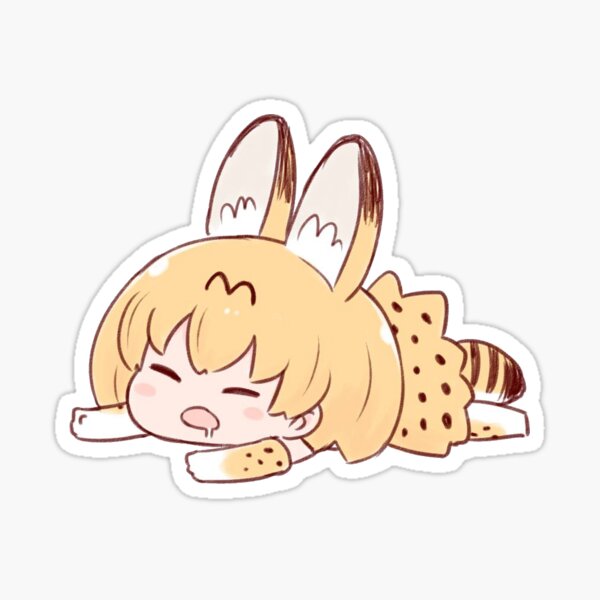 "Serval Chibi" Sticker for Sale by KokoroPopShop | Redbubble