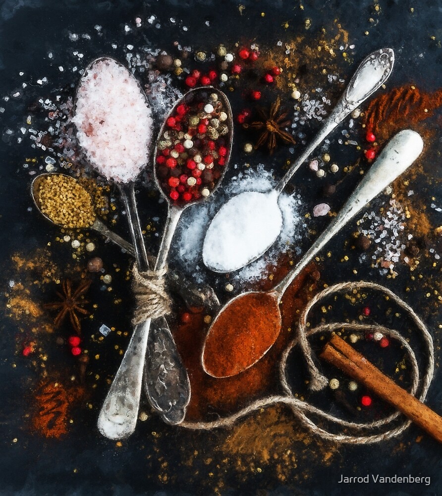 "Spice Market Digital Painting" by Jarrod Vandenberg | Redbubble