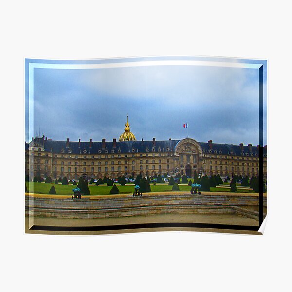 "Les Invalides, Paris" Poster by EuropaPhoto | Redbubble