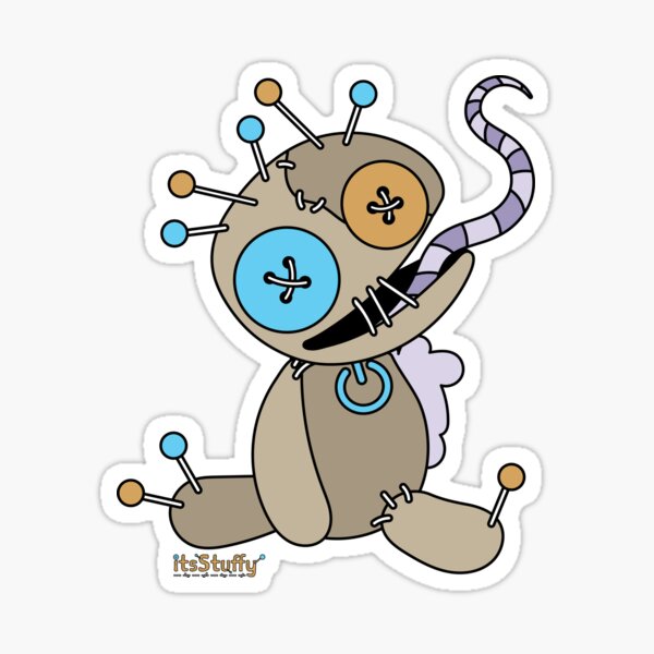 "Stuffy Silly Pose" Sticker for Sale by jheupvidinha | Redbubble