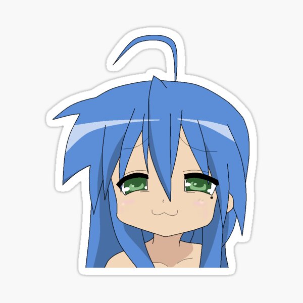 "Konata Smug" Sticker for Sale by KokoroPopShop | Redbubble