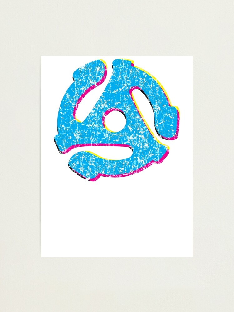 "45 Adapter CMYK" Photographic Print for Sale by smashtransit | Redbubble