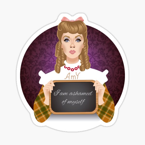 "Amy" Sticker for Sale by AleMogolloArt | Redbubble