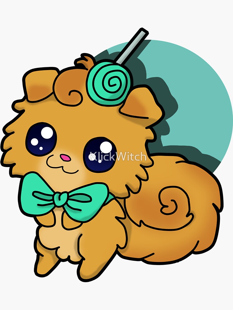 "Lil Lolly Doggy" Sticker for Sale by KlickWitch | Redbubble