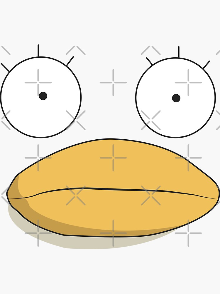 "Gintama Elizabeth Face" Sticker for Sale by FerreiratFF | Redbubble