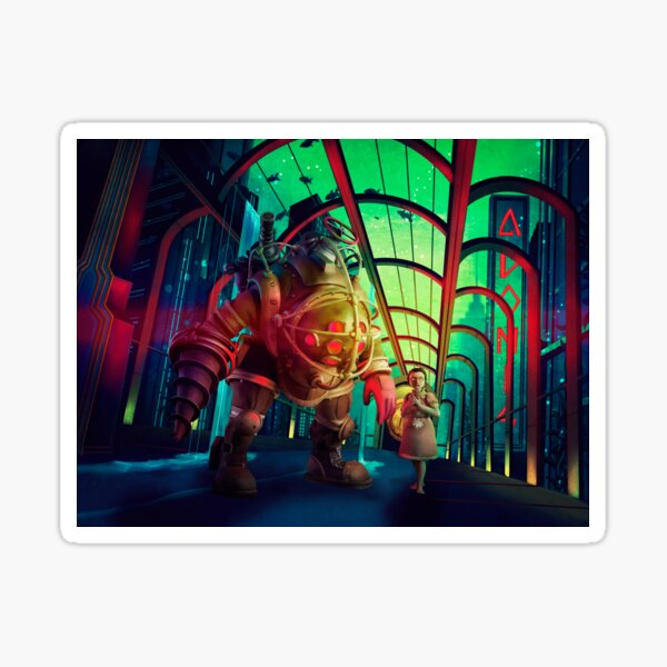 "Bioshock" Sticker for Sale by Rusembell | Redbubble