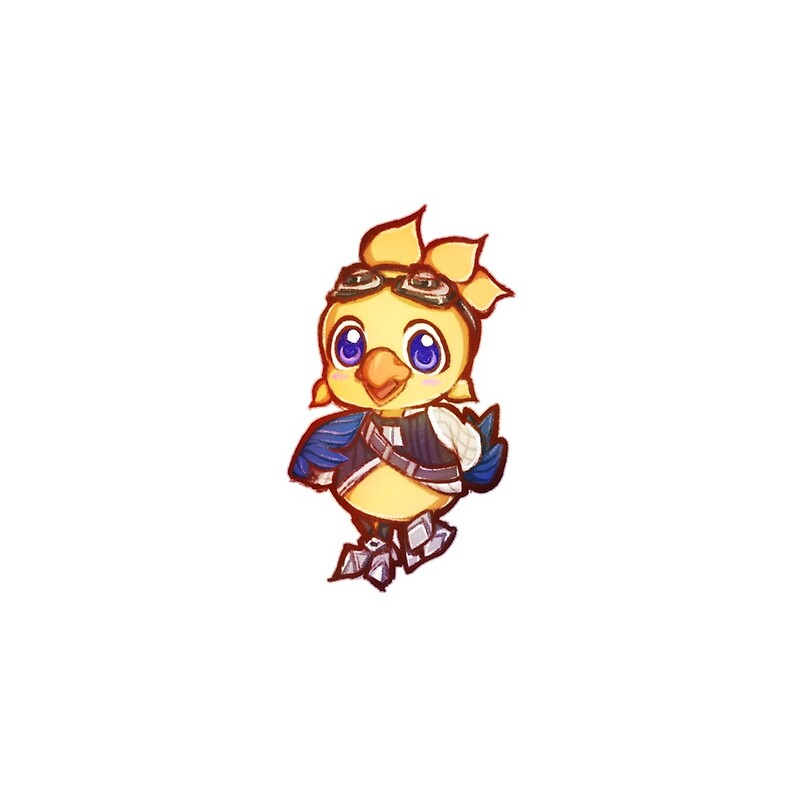 "Chocobo Chibi" by ladyhero | Redbubble