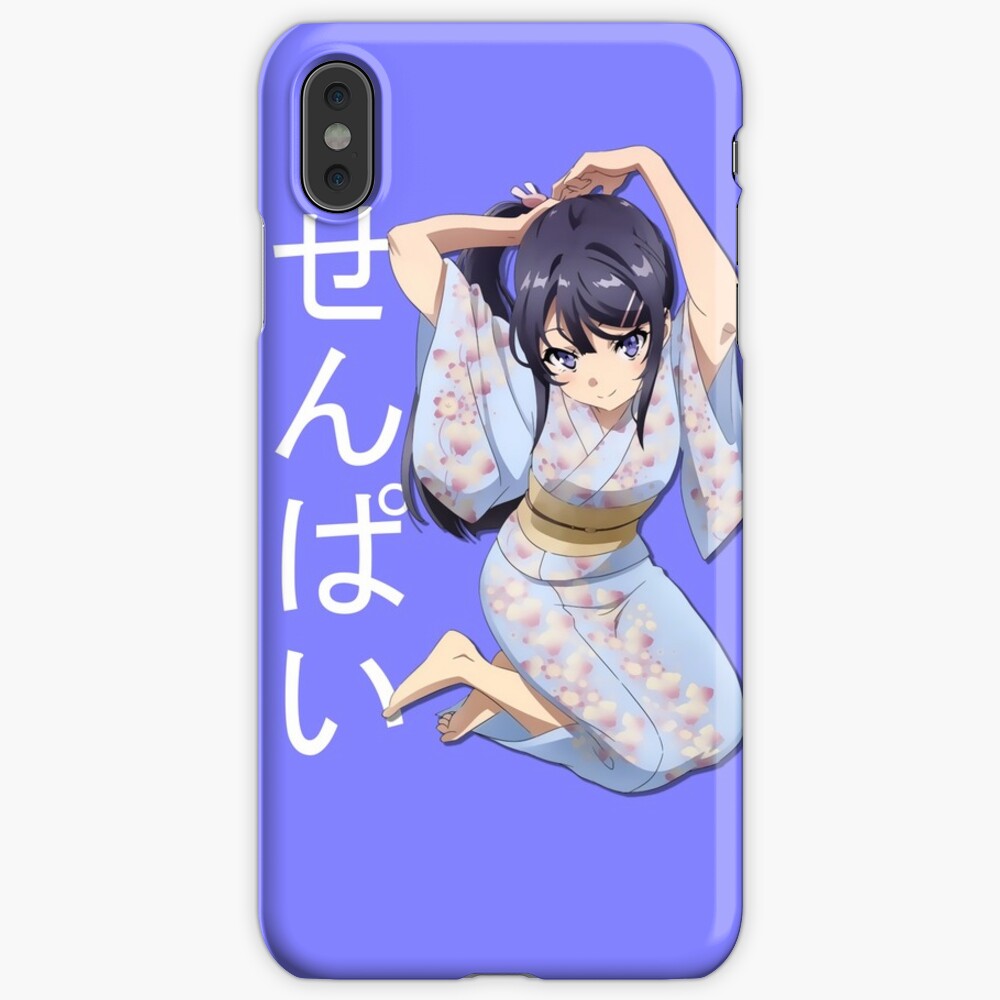 Bunny Girl Senpai Mai Sakurajima Waifu Sticker Iphone Case And Cover By