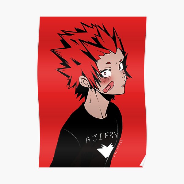 "Kirishima MHA" Poster by Tararosemacc | Redbubble