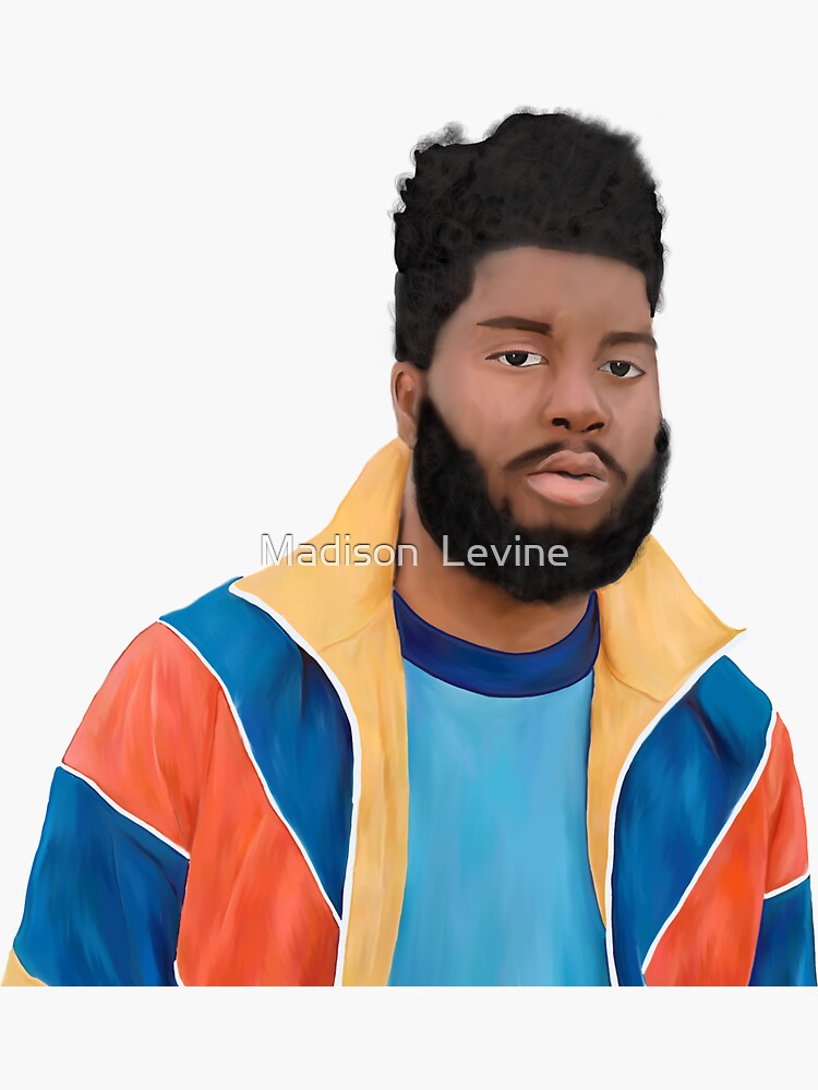 "Khalid" Sticker by madisdrawings | Redbubble