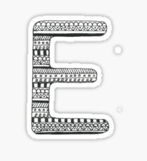 Letter E: Stickers | Redbubble