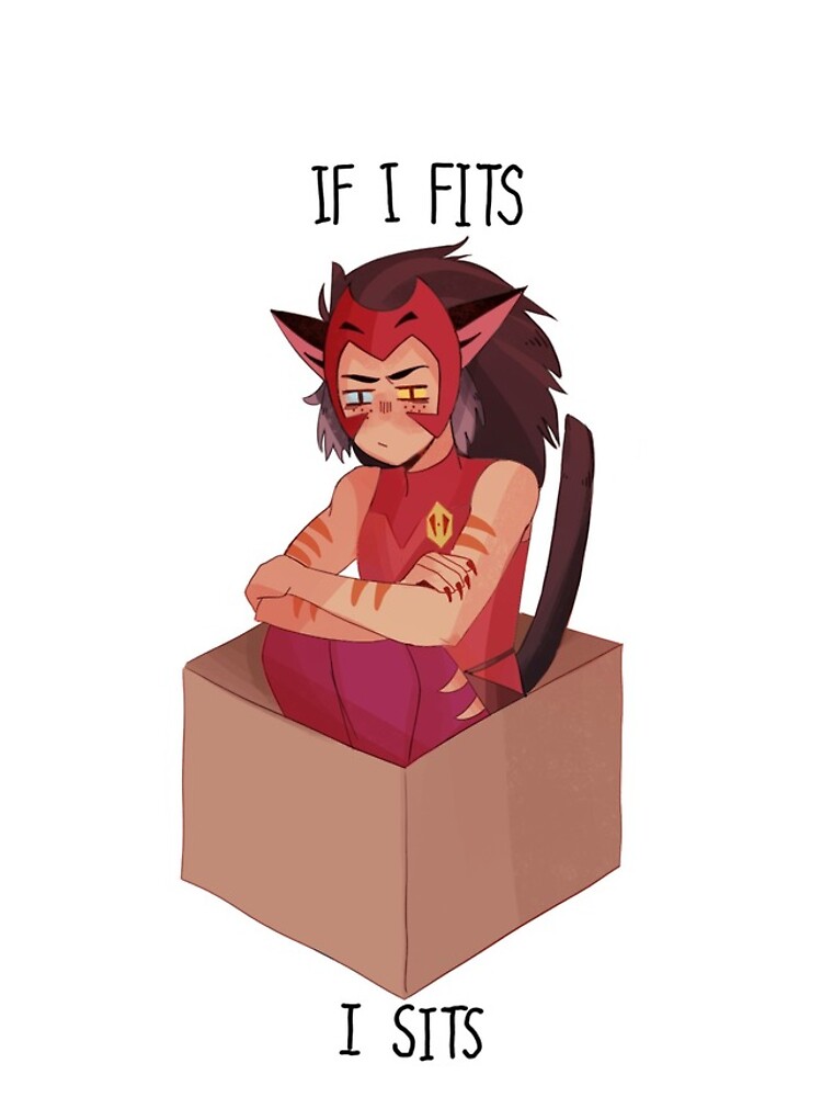 "Catra - If I fits I sits" iPhone Case for Sale by jupiter-cactus ...