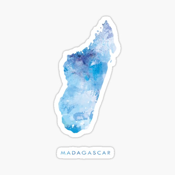 "Madagascar" Sticker by MonnPrint | Redbubble