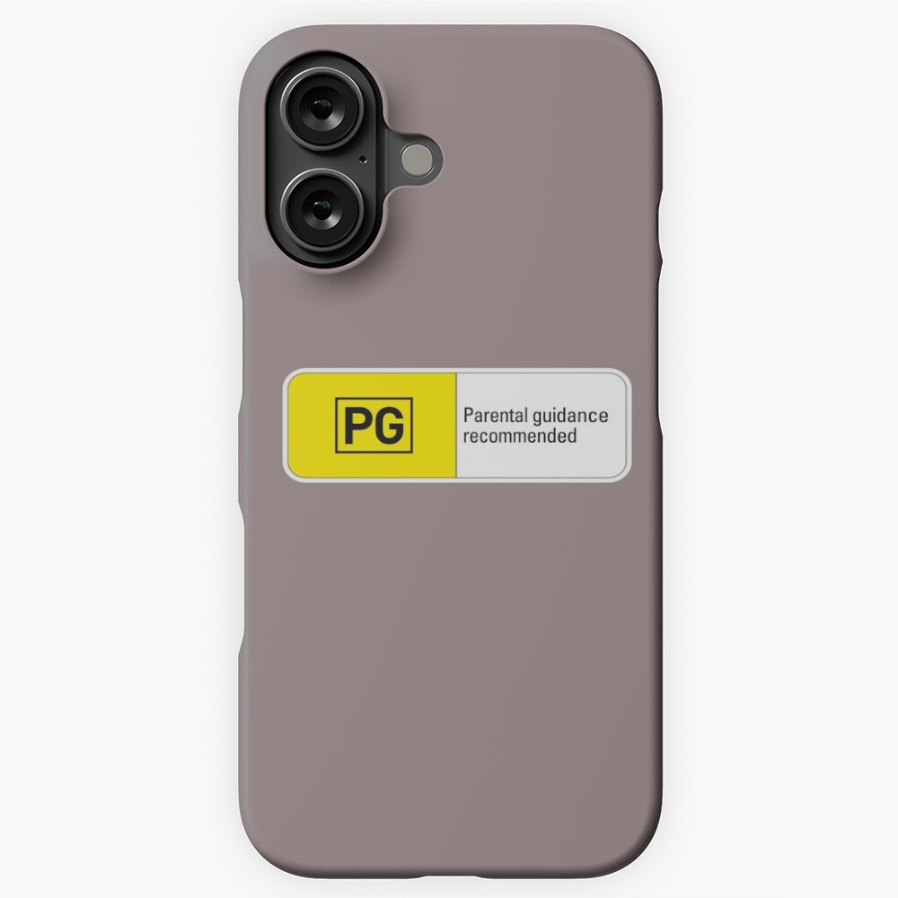 "Rated PG" Sticker for Sale by Rossman72 | Redbubble