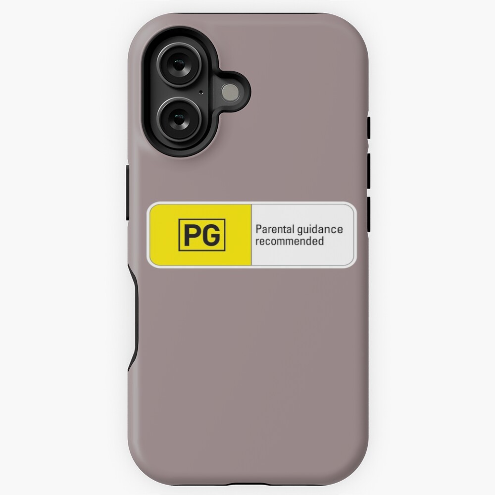 "Rated PG" Sticker for Sale by Rossman72 | Redbubble