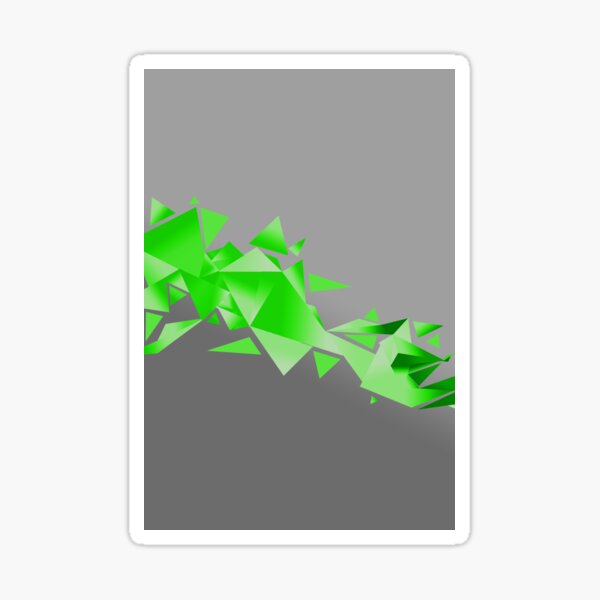 "Emerald" Sticker for Sale by blindharmony | Redbubble