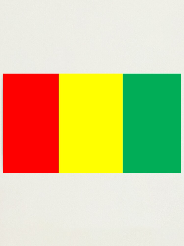 "Flag of Guinea" Photographic Print for Sale by sweetsixty | Redbubble
