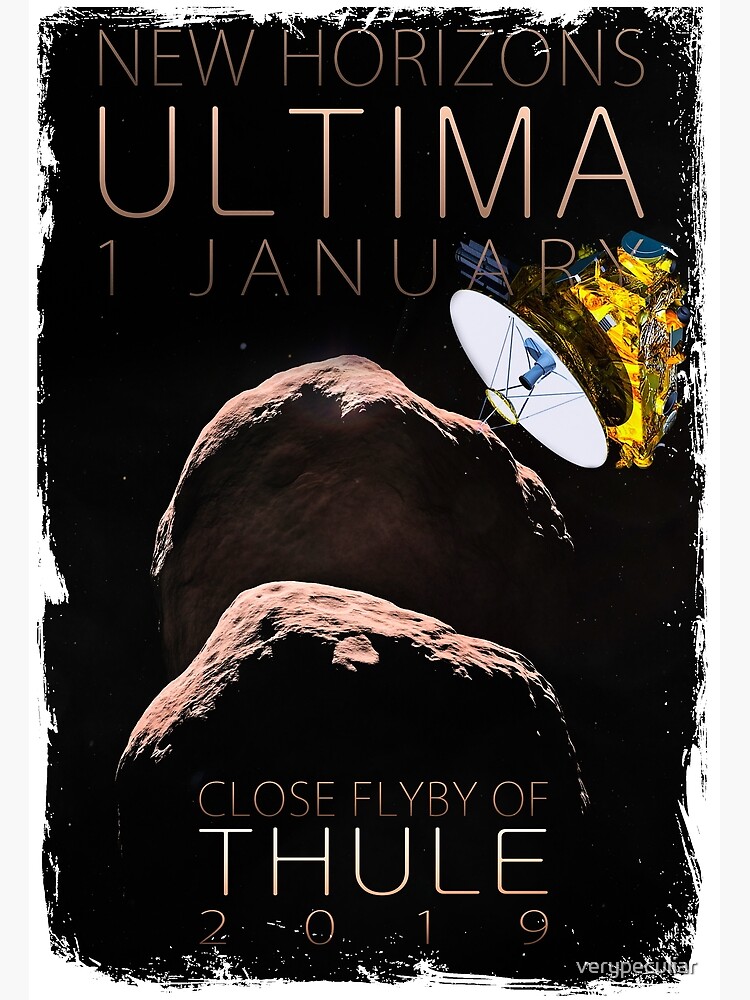 "Ultima Thule - New Horizons" Poster for Sale by verypeculiar | Redbubble
