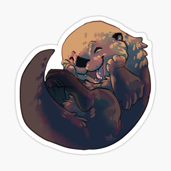 Otter Stickers | Redbubble