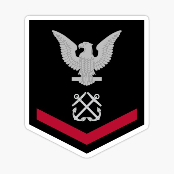 "USN - PETTY OFFICER THIRD CLASS" Sticker for Sale by WOOFANG | Redbubble