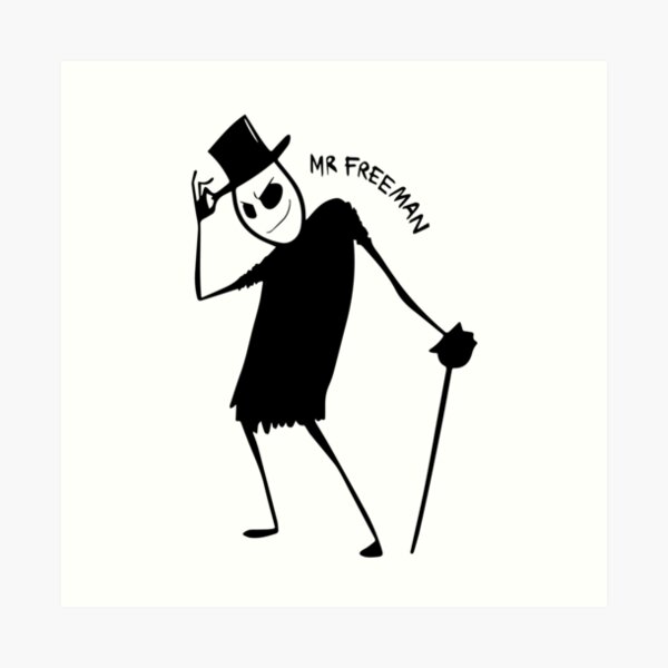Mr Freeman Art Prints | Redbubble