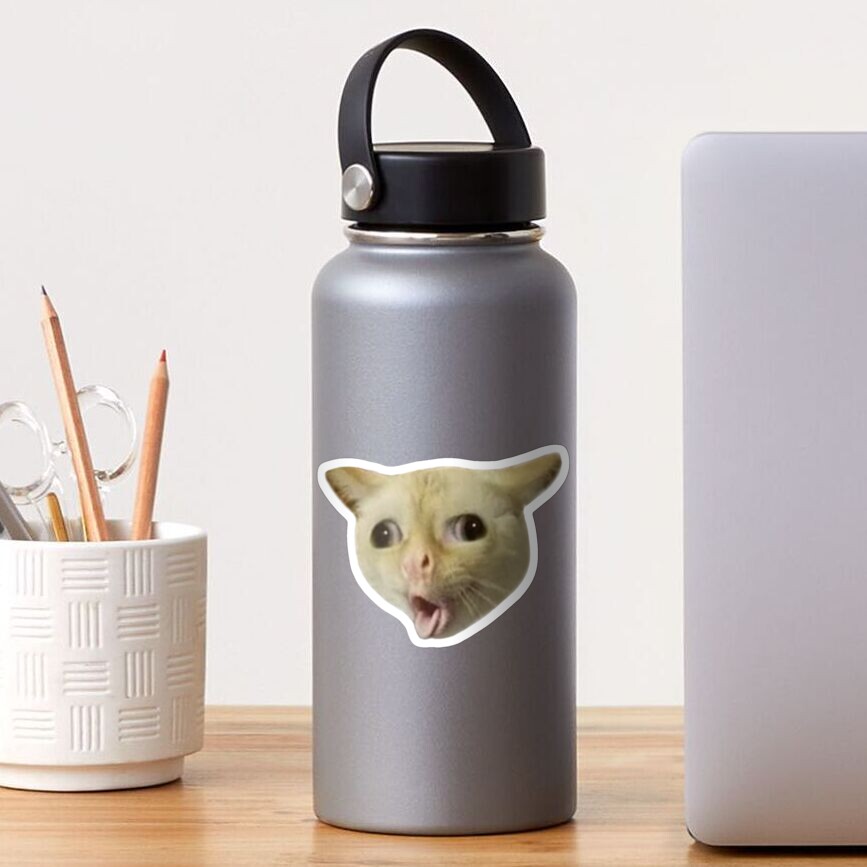 "How little kids cough" Sticker for Sale by Curioshitty | Redbubble