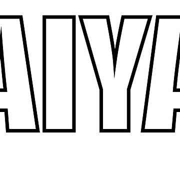 "Aiya" Sticker for Sale by Coolyo2119 | Redbubble