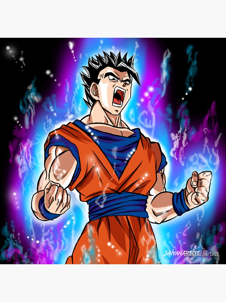 "Gohan UI" Sticker for Sale by Saiyanartist | Redbubble