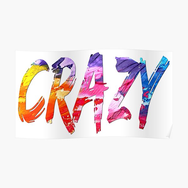 "Crazy lettering graffiti" Poster by Dodgefather | Redbubble