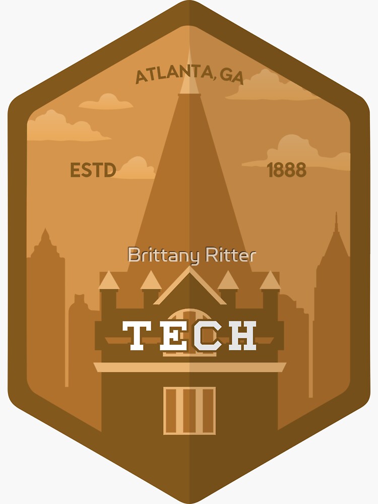 "Tech Tower" Sticker for Sale by brittanyritter | Redbubble