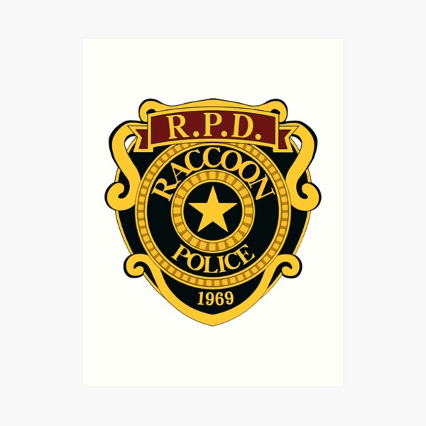 "Resident Evil RPD Remake Logo" Art Print for Sale by Mertens | Redbubble
